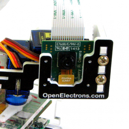 Pi-Pan, a Pan-Tilt Kit for Raspberry Pi Camera